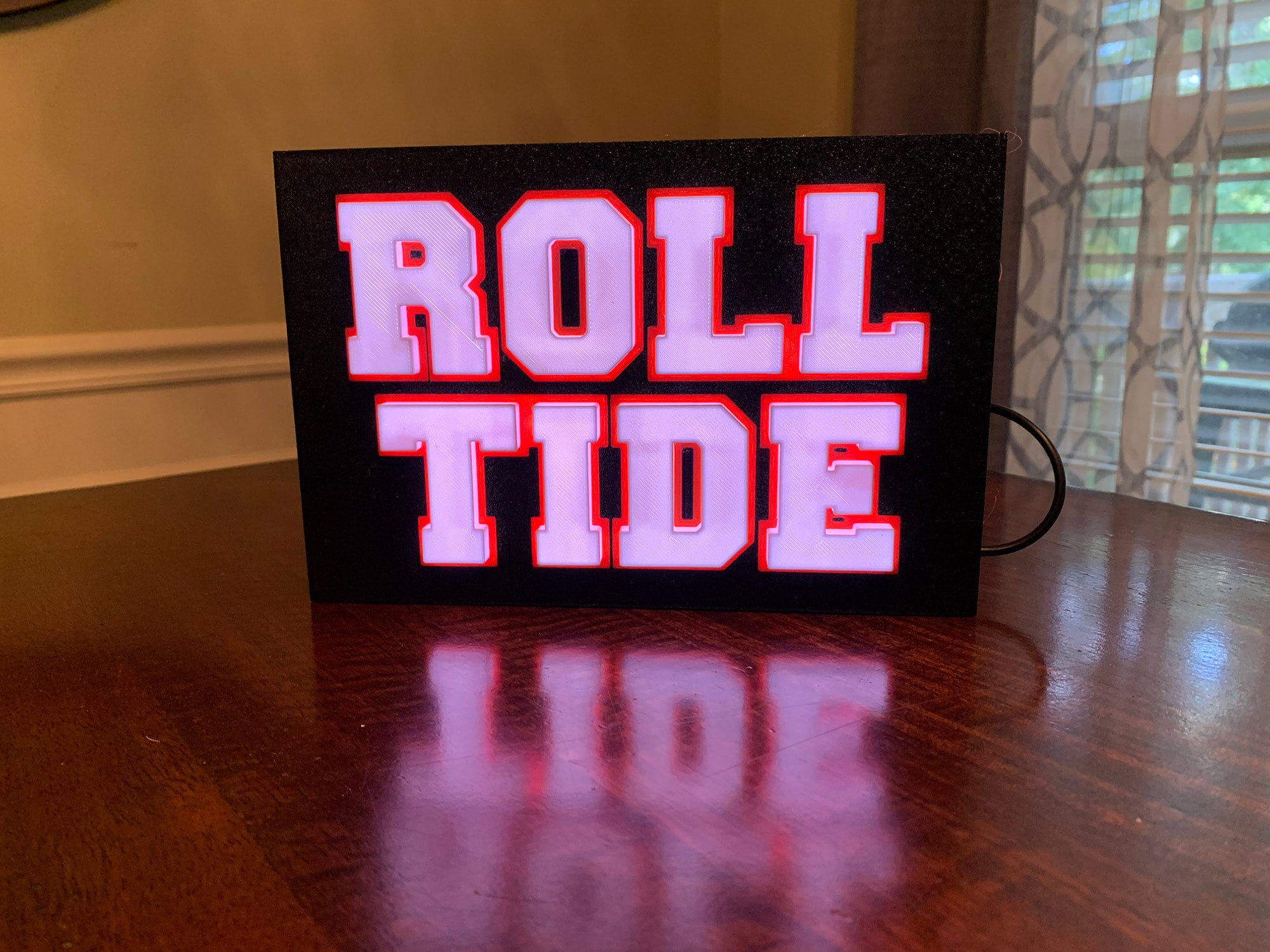 Roll Tide Raised Letter Lighted Sign | JNR Craftworks